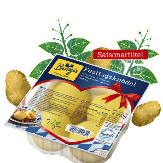 Knödel & Knödelteig von Burgis - weil' guad is!